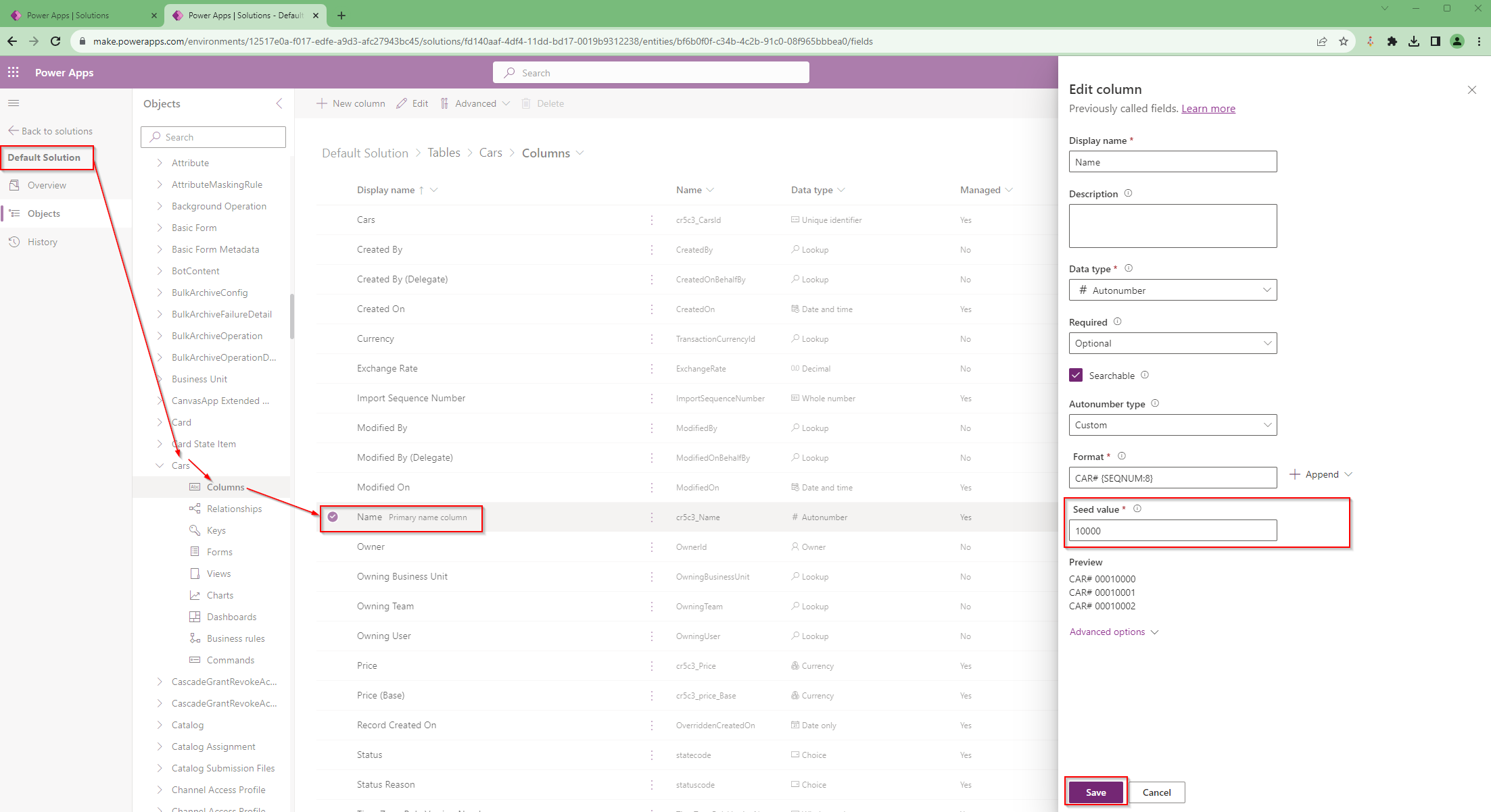 Dataverse workaround wrong Autonumber Seed during Deployment | Dynamics ... Dataverse workaround wrong Autonumber Seed during Deployment | Dynamics ...